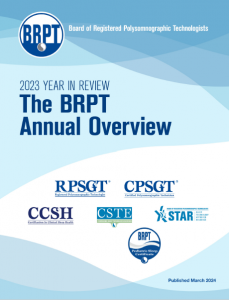 Latest Annual Report – Board of Registered Polysomnographic Technologists