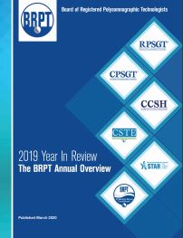 Latest Annual Report – Board of Registered Polysomnographic Technologists